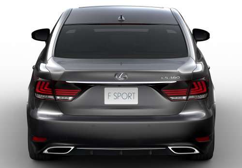 The 2013 Lexus LS 460 F Sport from the rear | Torque News